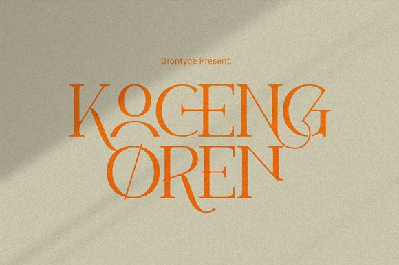 Koceng Oren Font - Befonts
