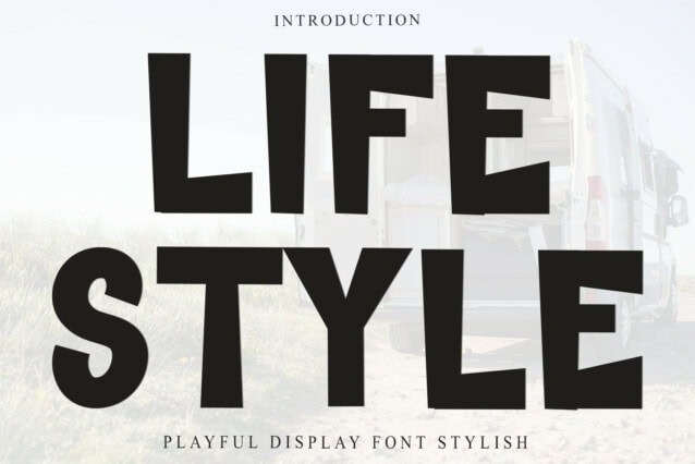 Lifestyle Display Font - Download Free Font