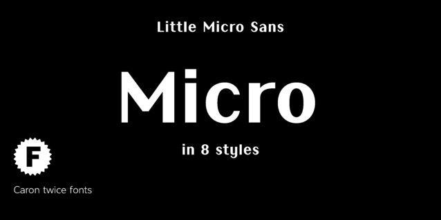Little Micro Sans Font Family - Download Free Font