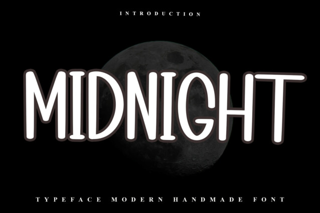 Midnight Display Typeface - Download Free Font