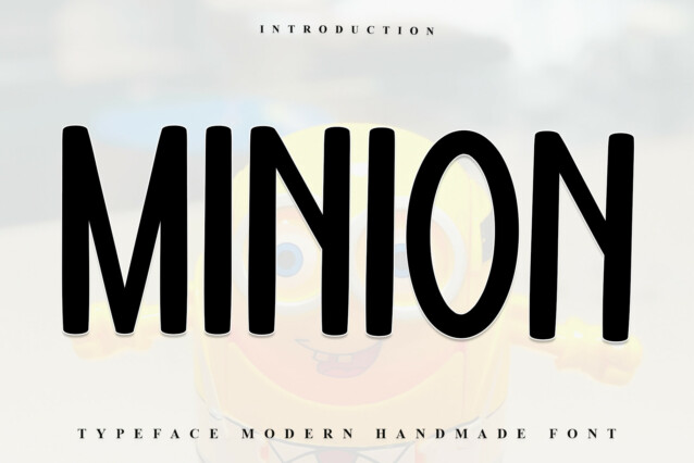 Minion Display Font - Download Free Font