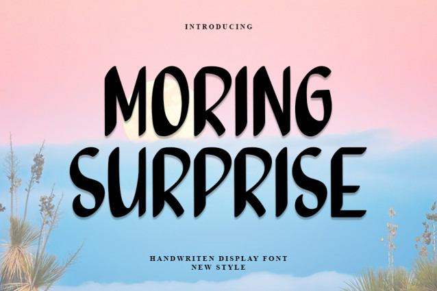 Morning Surprise Display Font - Download Free Font