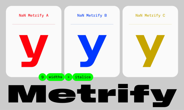 NaN Metrify Font Family - Download Free Font