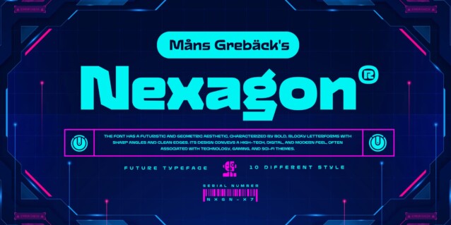 Nexagon Font Family - Download Free Font