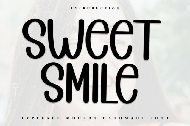Sweet Smile Display Font - Befonts