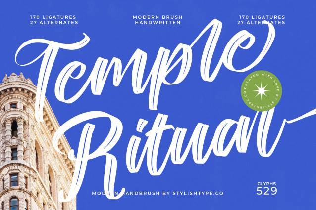 Temple Ritual Font - Befonts