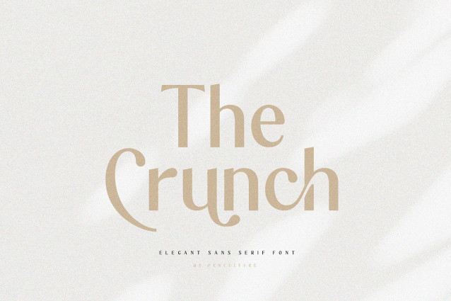 The Crunch Font - Befonts