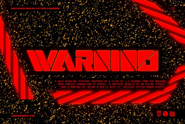 Warning Font - Befonts