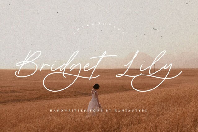 Bridget Lily Font - Download Free Font