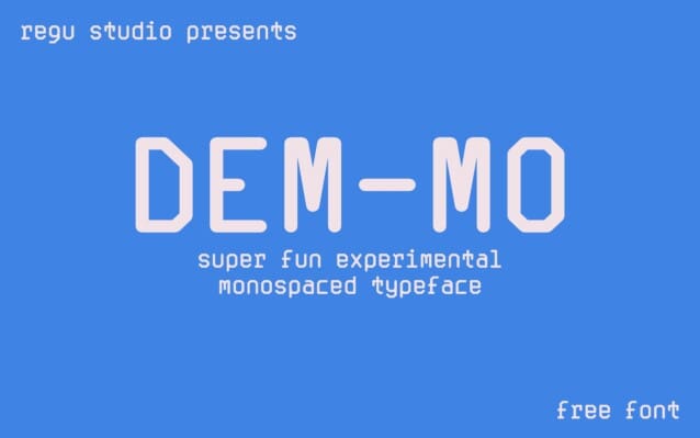 Dem-Mo Font Family - Download Free Font