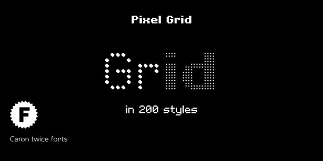 Pixel Grid Font Family - Download Free Font