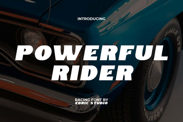 Powerful Rider Font - Download Free Font