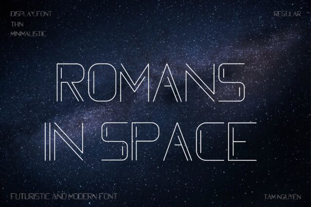 Romans In Space Font - Download Free Font