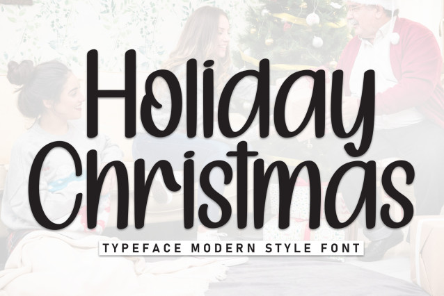 Holiday Christmas Display Font - Befonts