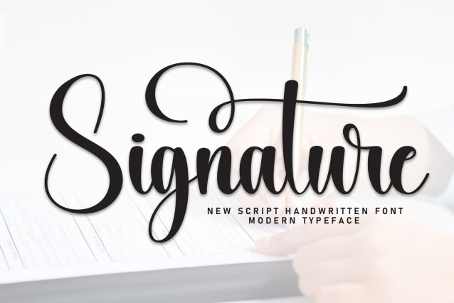 Signature Script Font - Befonts
