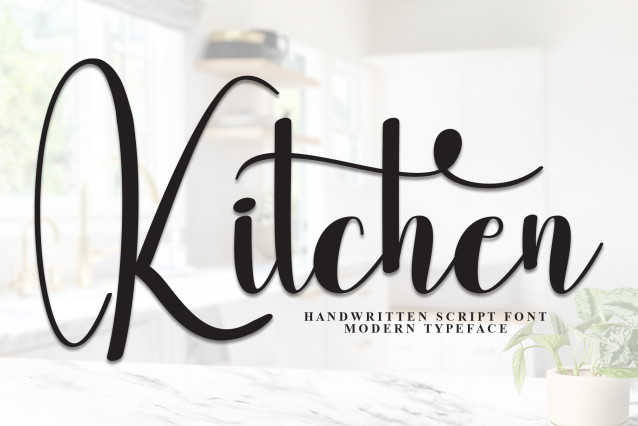Kitchen Script Font - Download Free Font