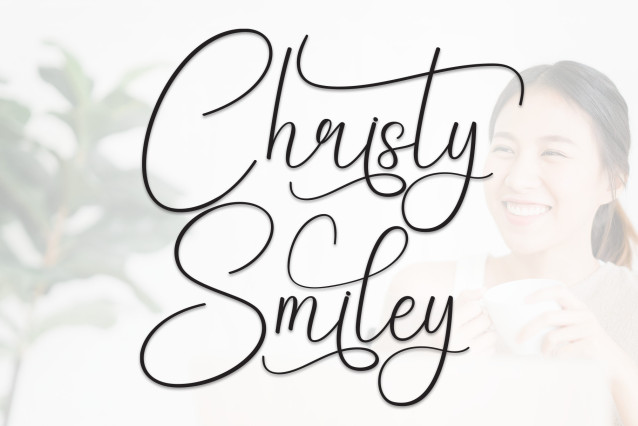 Christy Smiley Script Font - Download Free Font