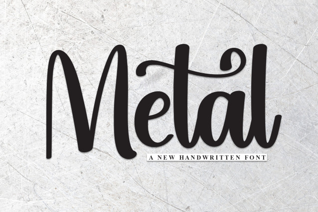 Metal Script Font - Download Free Font