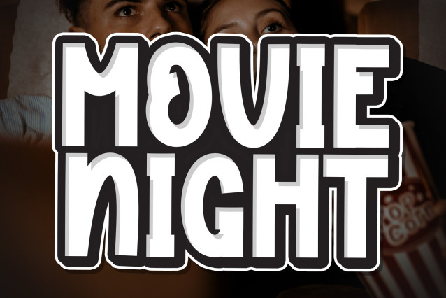Movie Night Display Font - Befonts