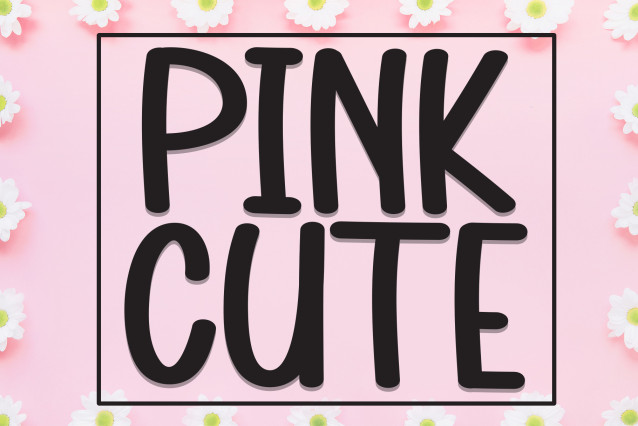 Pink Cute Display Font - Befonts