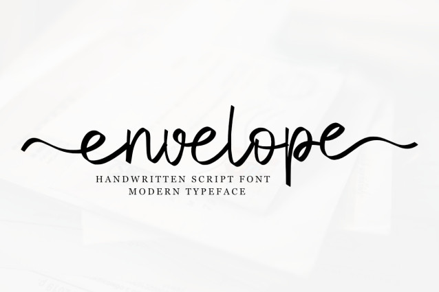 Envelope Script Font - Download Free Font