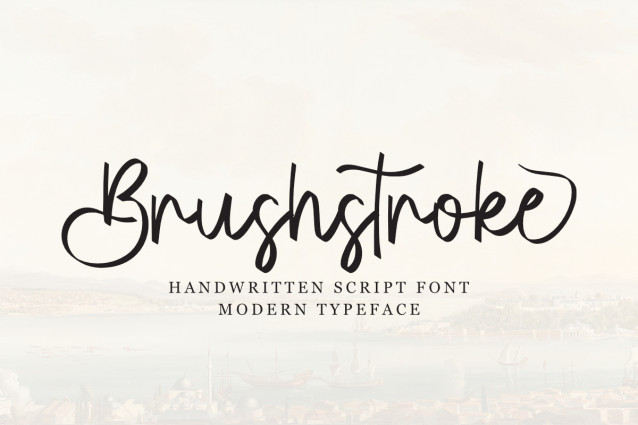 Brushstroke Script Font - Download Free Font
