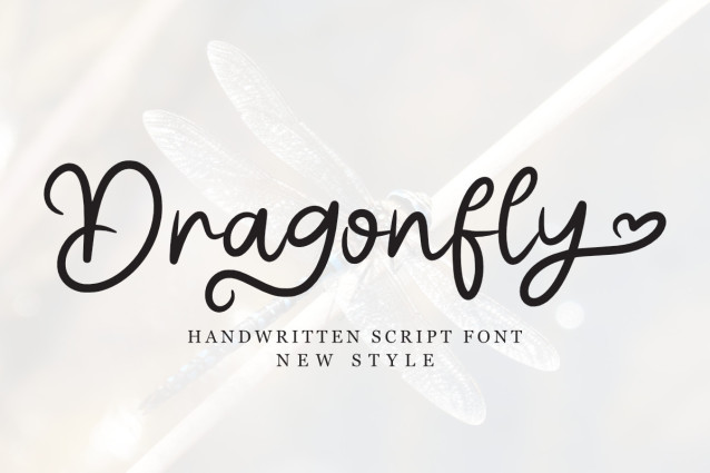 Dragonfly Script Font - Download Free Font