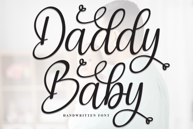 Daddy Baby Script Font - Befonts