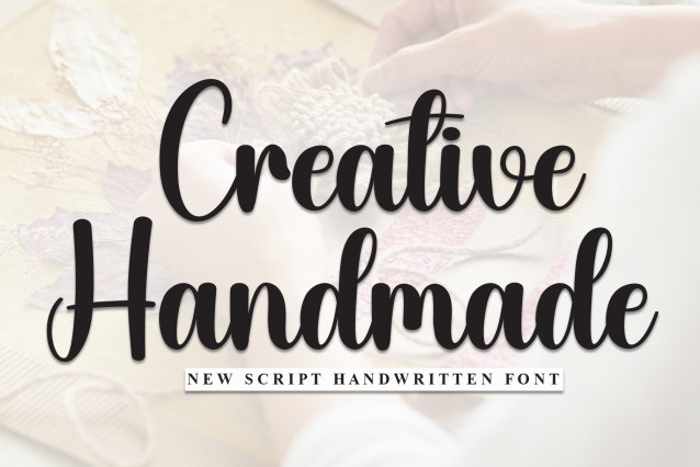 Creative Handmade Script Font - Befonts