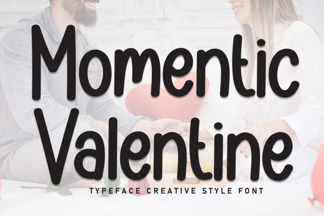 Momentic Valentine Display Font - Befonts
