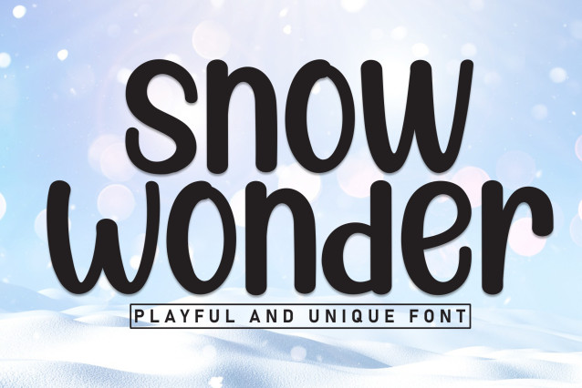Snow Wonder Display Font - Download Free Font