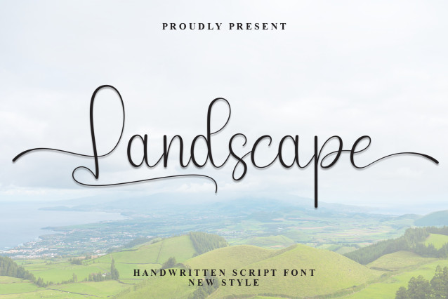 Landscape Script Font - Download Free Font