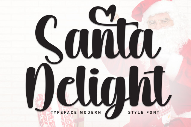 Santa Delight Script Font - Download Free Font