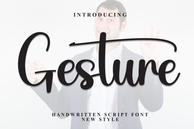Gesture Script Font - Download Free Font