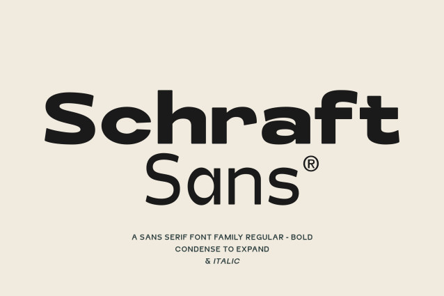 Schraft Sans Font Family - Download Free Font