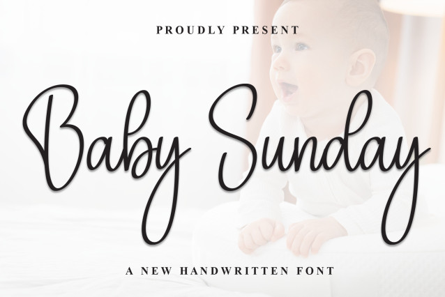 Baby Sunday Script Font - Befonts