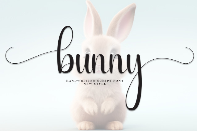 Bunny Calligraphy Font - Befonts