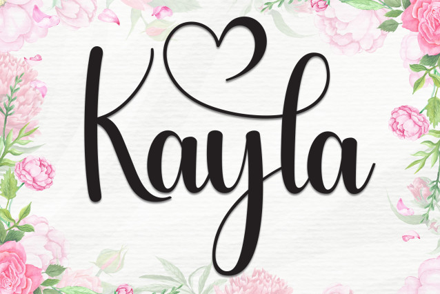 Kayla Script Font - Download Free Font
