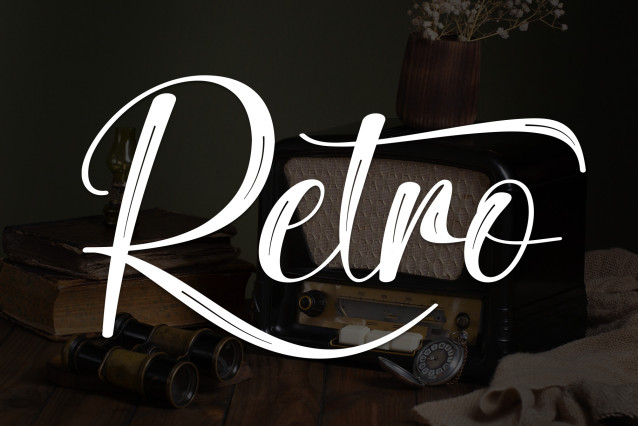 Retro Calligraphy Font - Download Free Font