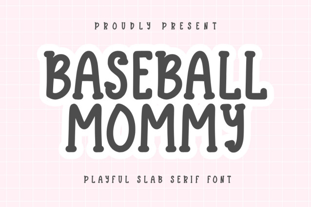 Baseball Mommy Display Font - Download Free Font