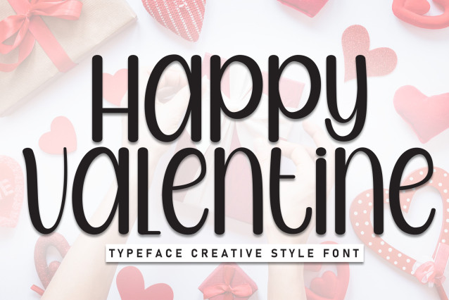 Happy Valentine Display Font - Download Free Font