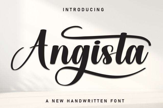 Angista Calligraphy Font - Download Free Font