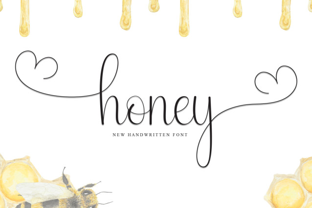 Honey Script Font - Download Free Font