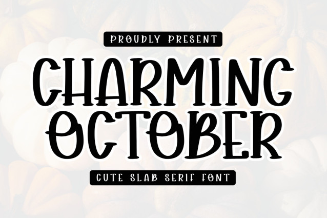 Charming October Display Font - Befonts