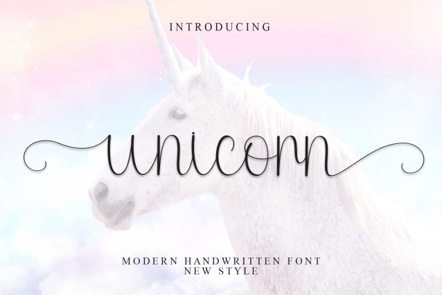 Unicorn Calligraphy Font - Befonts