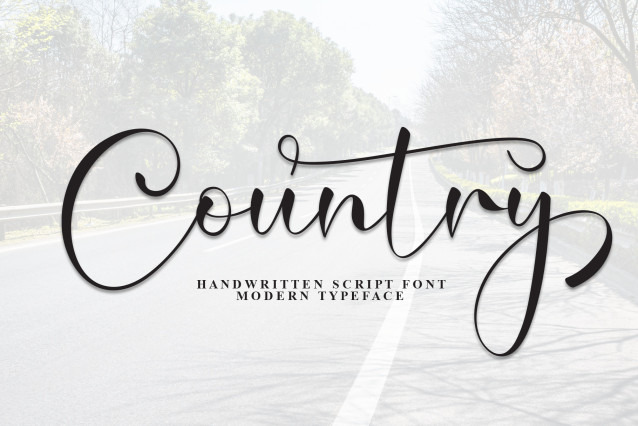 Country Calligraphy Font - Download Free Font