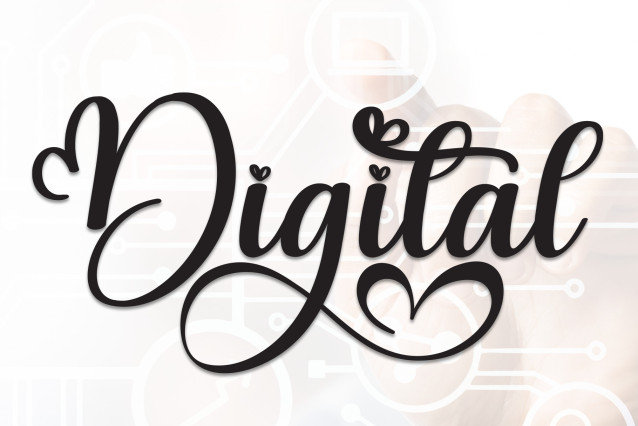 Digital Calligraphy Font - Download Free Font