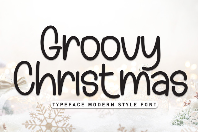 Groovy Christmas Display Font - Download Free Font