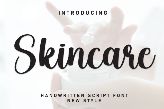 Skincare Script Font - Befonts