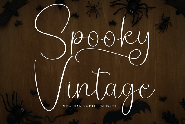 Spooky Vintage Script Font - Download Free Font